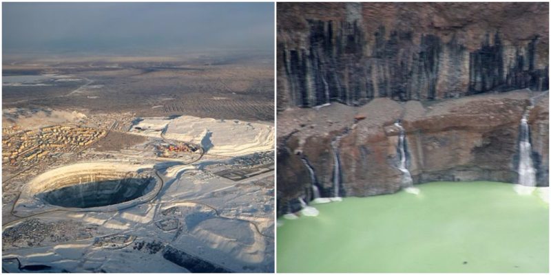 Mirny Mine: a massive man-made hole in the middle of Siberia ...